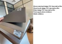 China Aluminium Brushed PVC Self Adhesive Film For Profile Wrapping for sale