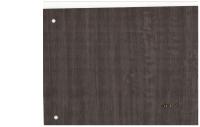 China Customized Dark Wood PVC Decorative Film For Door Profile Wrapping for sale