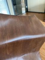 China 0.1MM Dark Oak Color PVC Decorative Foil For Interior Surface Decoration for sale