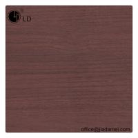 China Mahogany Brown Wood Color PVC Decorative Film 0.12mm For Plastic Profile Wrapping for sale