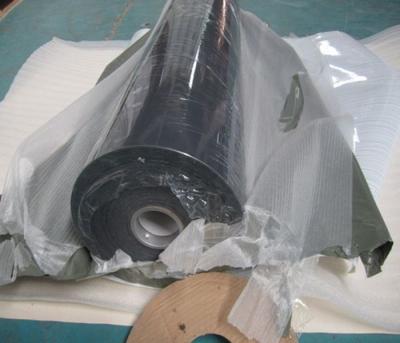 China High Gloss Light Grey PVC Cabinet Film 0.50mm For Vacuum Membrane Pressing for sale