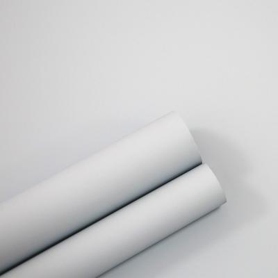 China Satin White PVC Decorative Film Super Matte For Kitchen Cabinet Doors for sale