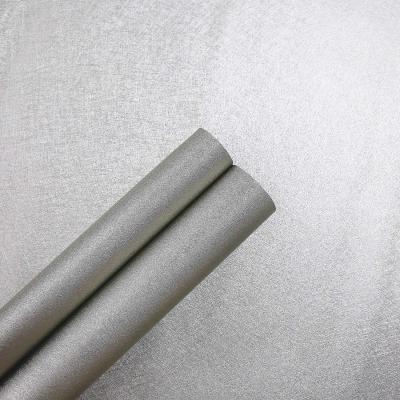 China Metallic Silver PVC Decorative Film For Interior Furniture, Door Lamination for sale