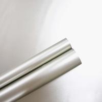 China Gloss Metallic Silver PVC Decorative Film For Furniture Panel Lamination for sale