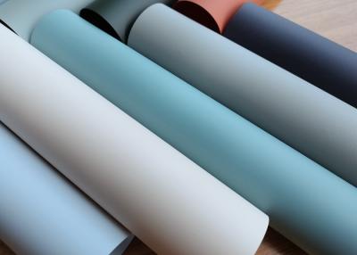 China Super Matte Solid Color PVC Decorative Film For Interior Door Lamination for sale