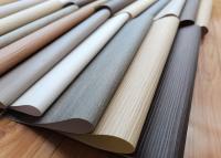 China Teak Wood Grain PVC Wrapping Film for Furniture Renovation Projects for sale