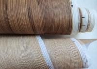 China 3D Embossed Wood Grain PVC Furniture Film For Custom Interior Designs for sale