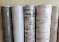 China 1400mm Glossy Marble PVC Film For Vacuum Membrane Press Applications for sale