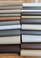 China Natural Oak Wood Grain PVC Decorative Film For Window And Door Profiles for sale