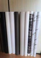 China White Marble Matte PVC Decorative Film for Vacuum Press Applications in Furniture Panels for sale