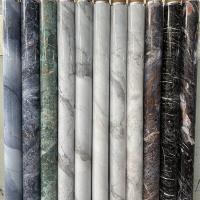 China Custom Marble Pattern Digital Printing PVC Decorative Film For Furniture Panel Lamination for sale