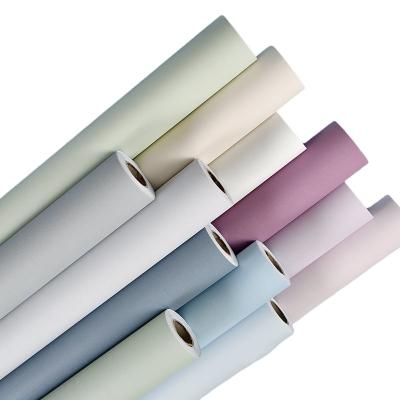 China Ultra Matt Solid Color PVC Decorative Film Roll For MDF Board Lamination for sale