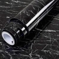 China High Gloss Marble Membrane Film For Kitchen Cabinets Scratch-Resistant Laminate Film for sale
