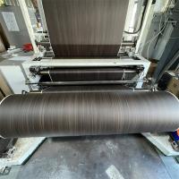 China Self-Adhesive Black Wood Effect PVC Decorative Film For Furniture Renovation for sale