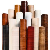 China DIY-Friendly PVC Decorative Film For Furniture Makeover  Matte Wood Grain Finish for sale