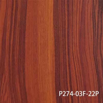 China Super Matte Wood Texture PVC Decorative Film For Vacuum Membrane Press for sale