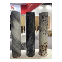 China Custom Marble Design Self-Adhesive PVC Decorative Film For Kitchen Cabinet Table Top for sale