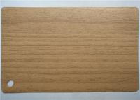 China Matte Pvc Wood Grain Surface Vinyl Roll Adhesive For Shaped MDF for sale