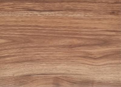 China Brown Wood Color PVC Decorative Film For Door Lamination Matte Emboss for sale
