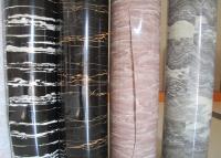 China Black Marble Effect PVC Decorative Film For Furniture Countertop for sale