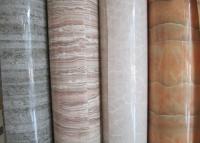 China Heating Resistant High Gloss PVC Film For Doors Marble Effect for sale