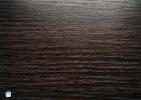 China Dark Walnut Wood Color PVC Decorative Films For Interior Surface Self Adhesive for sale