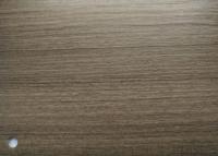 China Dark Walnut Wood Color PVC Decorative Films For Interior Surface Self Adhesive for sale