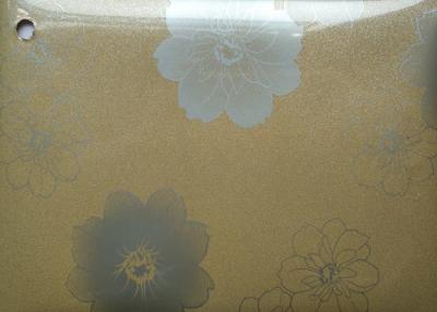China Flower Printed Self Adhesive Pvc Film 0.15mm 0.2mm Kitchen Cabinet for sale