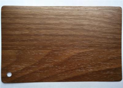 China Self Adhesive Lamination PVC Wood Grain Foil Walnut Wooden for sale