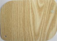 China Yellow Wooden Finish Pvc Vinyl For Wall Waterproofing WPC Panel for sale