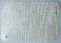 China White Color Wood Texture PVC Membrane Foil For Furniture Surface Decoration for sale