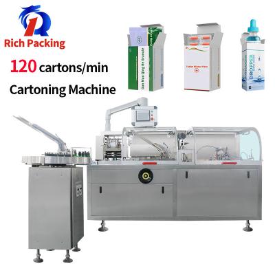 China Automatic Cartoning Machine Packaging Small Bag Sachet Blister Board Plate Bottle for sale