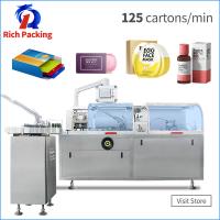 China Fully Automatic Box Cartoning Machine Line For Soap Bar Mask Tea Pouch Bottle for sale