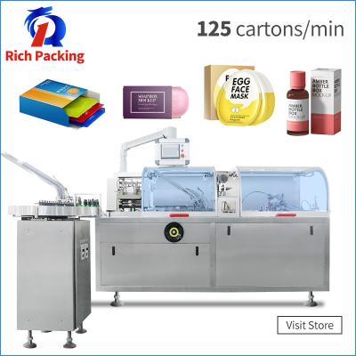 China Fully Automatic Box Cartoning Machine Line For Soap Bar Mask Tea Pouch Bottle for sale