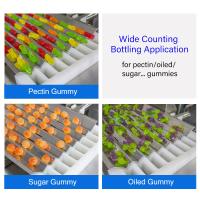 China Gummy Counting Machine Automatic Packing Filling Bottling Sugar Pectin Oiled Candy for sale