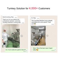 China Vitamin C Effervescent Bottle Tube Counting Filling Tablet Packing Machine for sale