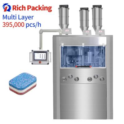 China ZP 27 73 Rotary Tablet Press Machine High Speed Three Layer Triple Color Automatic for sale