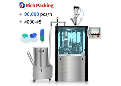 China Automatic PLC Control Pharmaceutical Capsule Filling Machine 5.5KW Power for sale