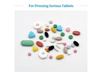 China 1600kg Tablet Press Machine Max Pressure 100KN Size Of Machine 1040*910*1690mm for sale