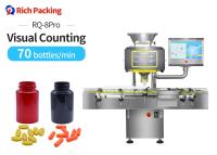 China Visual Counting Bottling Machine Stainless Steel Bottle Counter 100% Accuracy for sale
