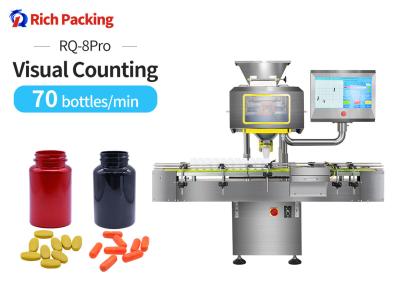 China Visual Counting Bottling Machine Stainless Steel Bottle Counter 100% Accuracy for sale