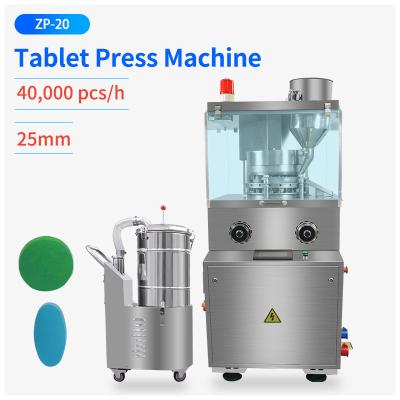China Automatic Rotatry Tablet Press Making Machine 40000 Pieces Per Hour Max. Dia 25mm ZP-20 for sale