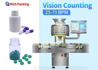 China 8 Channel Vision Inspection Counting Machine For Tablet Capsule Filling With PLC for sale