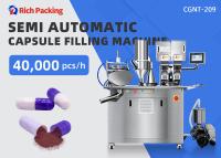 China Semi Automatic Capsule Filler Machine 40000 Capsules Per Hour for sale