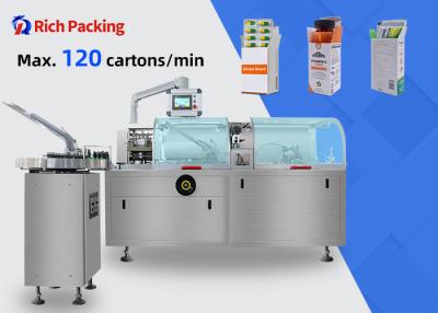 China RQ-ZH-12OW Automatic Cartoning Machine Suitable For Pharmaceutical Food Cosmetic for sale