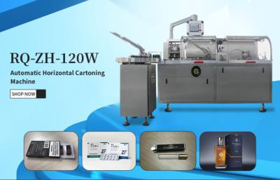 China 120W Automatic Pharmaceutical Cartoning Machine 30-120 Boxes / Min Low Noise for sale
