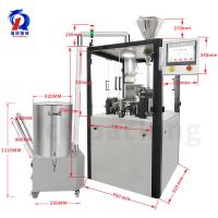 China 90000 Pcs/H High Productivity Hard Gel Capsule Filler Machine For Sticky Material for sale