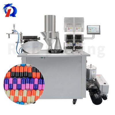 China Double Loader Semi Automatic Small Scale Capsule Filling Encapsulating Machine for sale