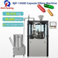 China NJP 1500D Capsule Filling Machine Automatic Pharmaceutical Capacity 90000 Pcs/H for sale