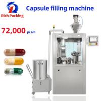 China 72000 Capsules / Hour Automatic Capsule Filling Machine Size 000 00 for sale